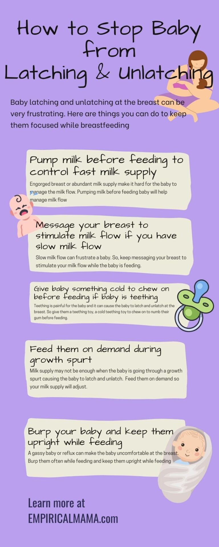 Help! Baby Latching and Unlatching Repeatedly While Nursing